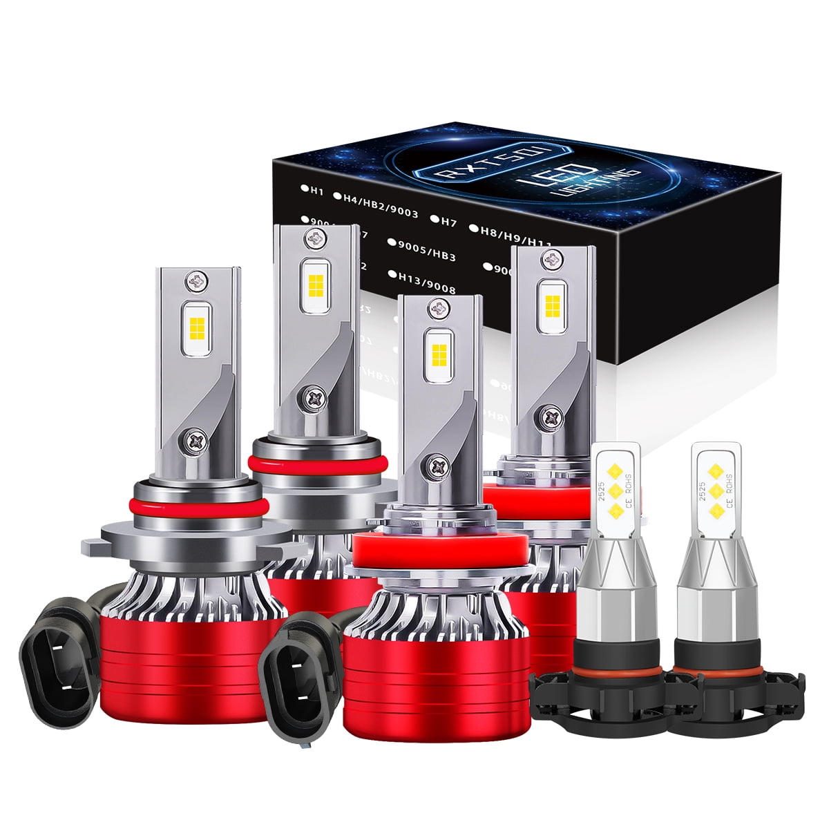 9005 H11 5202 LED Headlight Bulb Fog Bulb For Chevrolet Sonic 2017-2020 ...