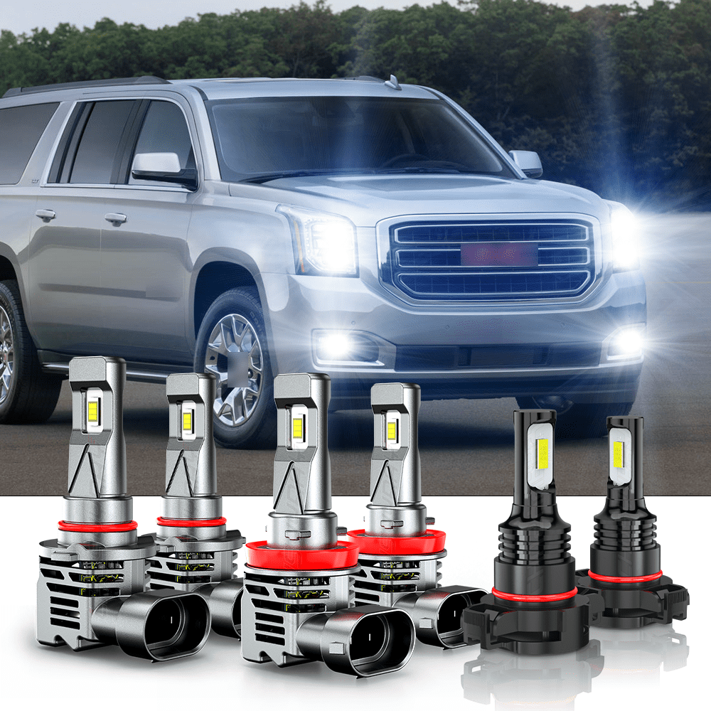 9005 H11 5202 LED Headlight & Fog Light Conversion Kit For Toyota ...