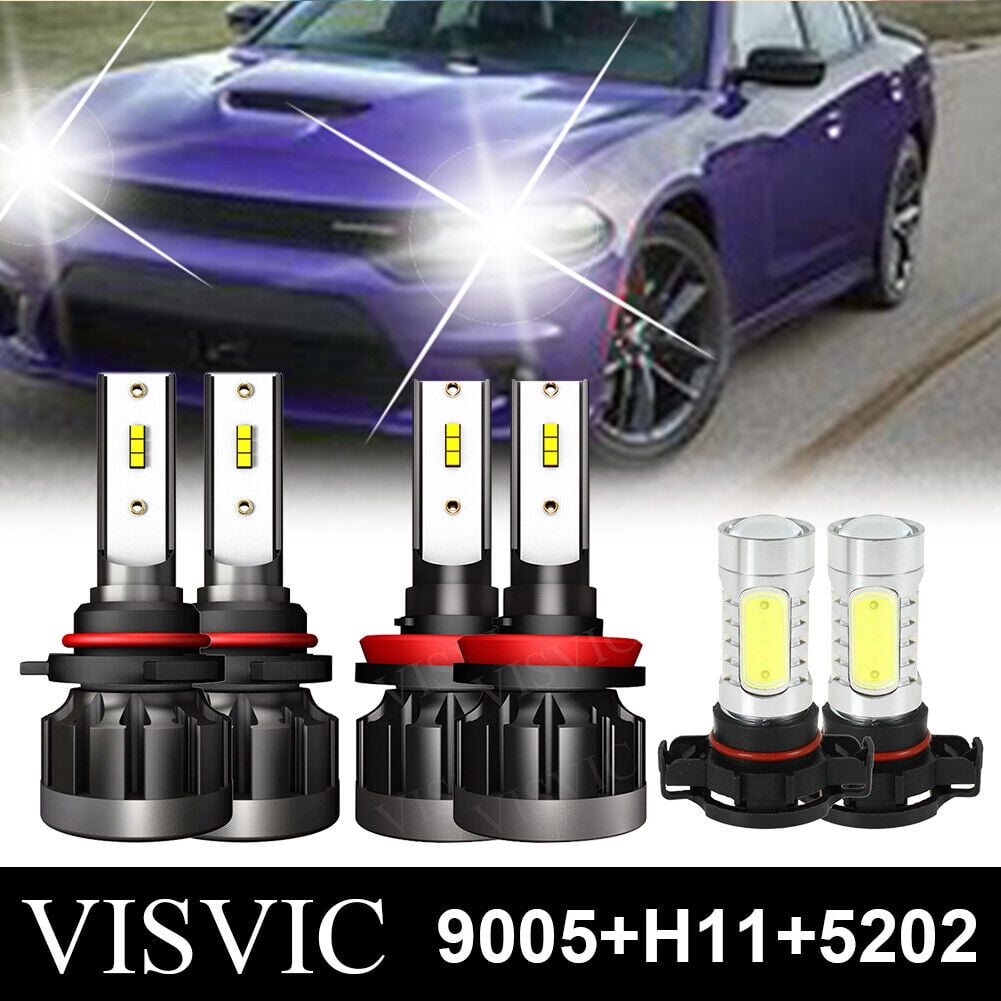 9005 H11 5202 LED Headlight&Fog Lights for1500 2500 Chevy Silverado HD ...