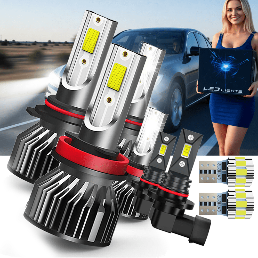 9005 H11 9145 LED Headlight Bulb Combo For Ford F-150 2015-2020,Direct ...