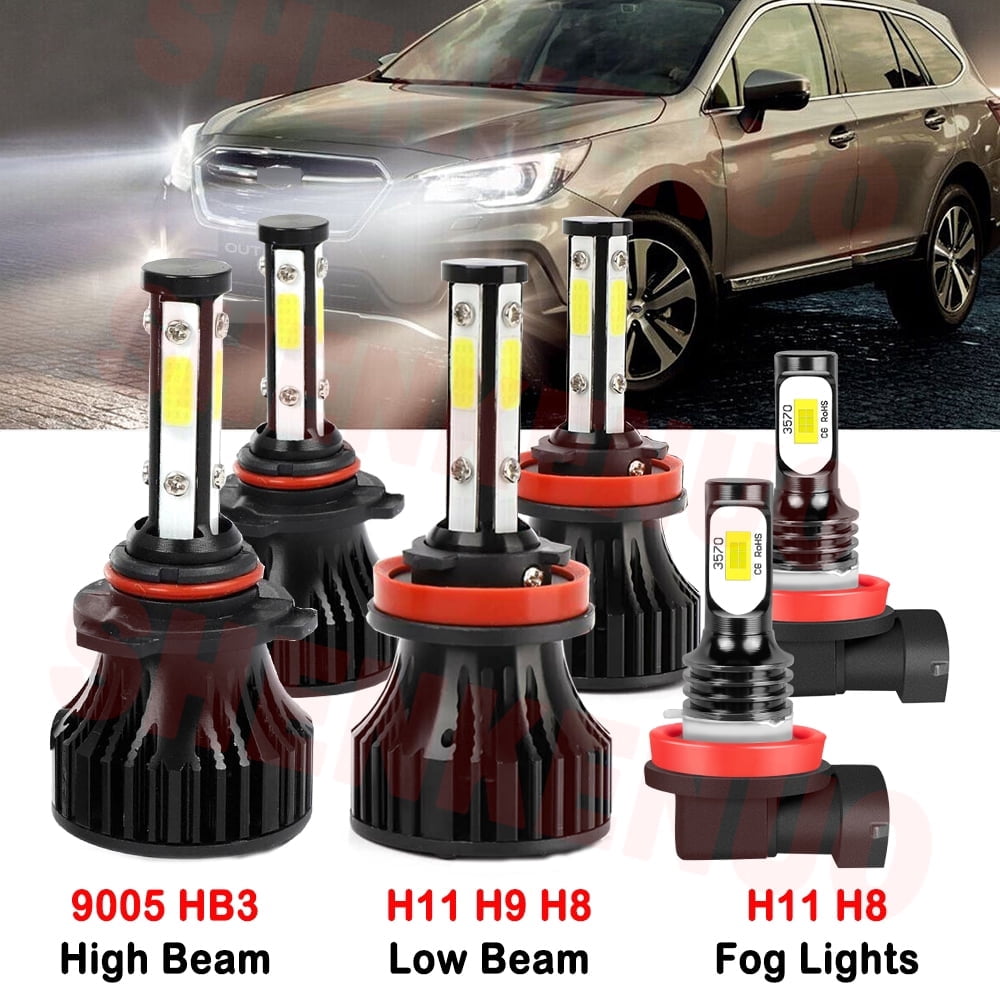 9005 H11 High&Low Beam for Subaru Crosstrek 2016 2017 2018 2019 2020 ...