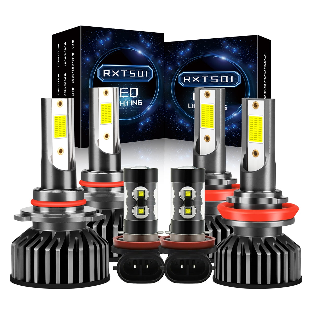 9005 H11 LED Headlight H8 Fog Light Bulbs Combo for 2016-2020 Honda ...