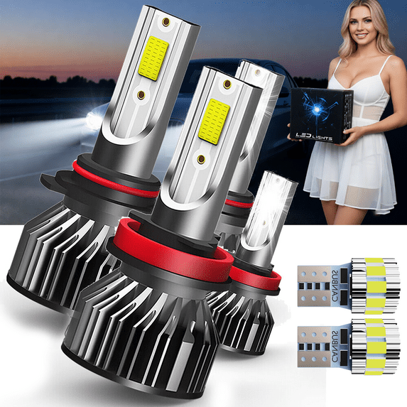 9005 H7 LED Headlight Bulb Combo For Lexus ES350 2007-2009，Direct Plug ...