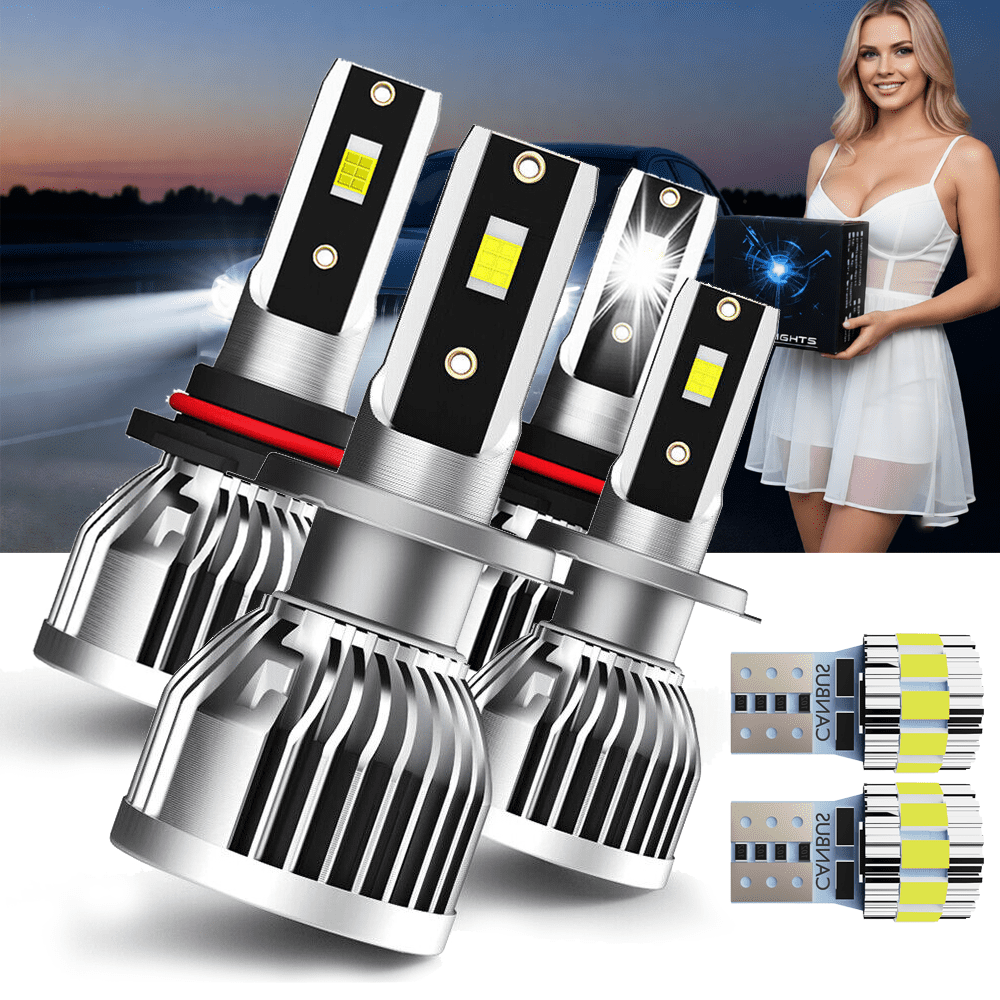 9005 H7 LED Headlight Bulb Combo For Chevy Malibu 2013-2015，Direct Plug ...