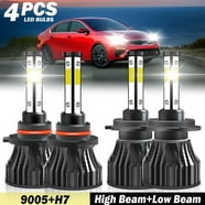 NSDXCT For 2008-2009 Pontiac G6 LED Headlight Bulb 6500K H9/H11 High ...