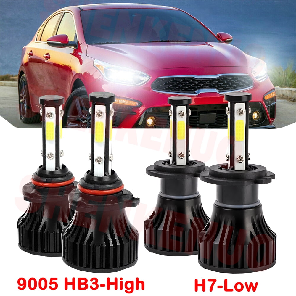 9005 H7 LED Headlight Bulbs for Kia Forte 2017 2018 2019 2020 2021 High ...