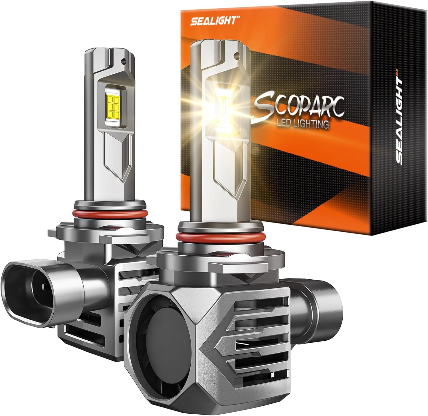 9005 HB3 Bulbs 2024 Upgrade 33000 Lumens 4500K Warm White 900% Brighter ...