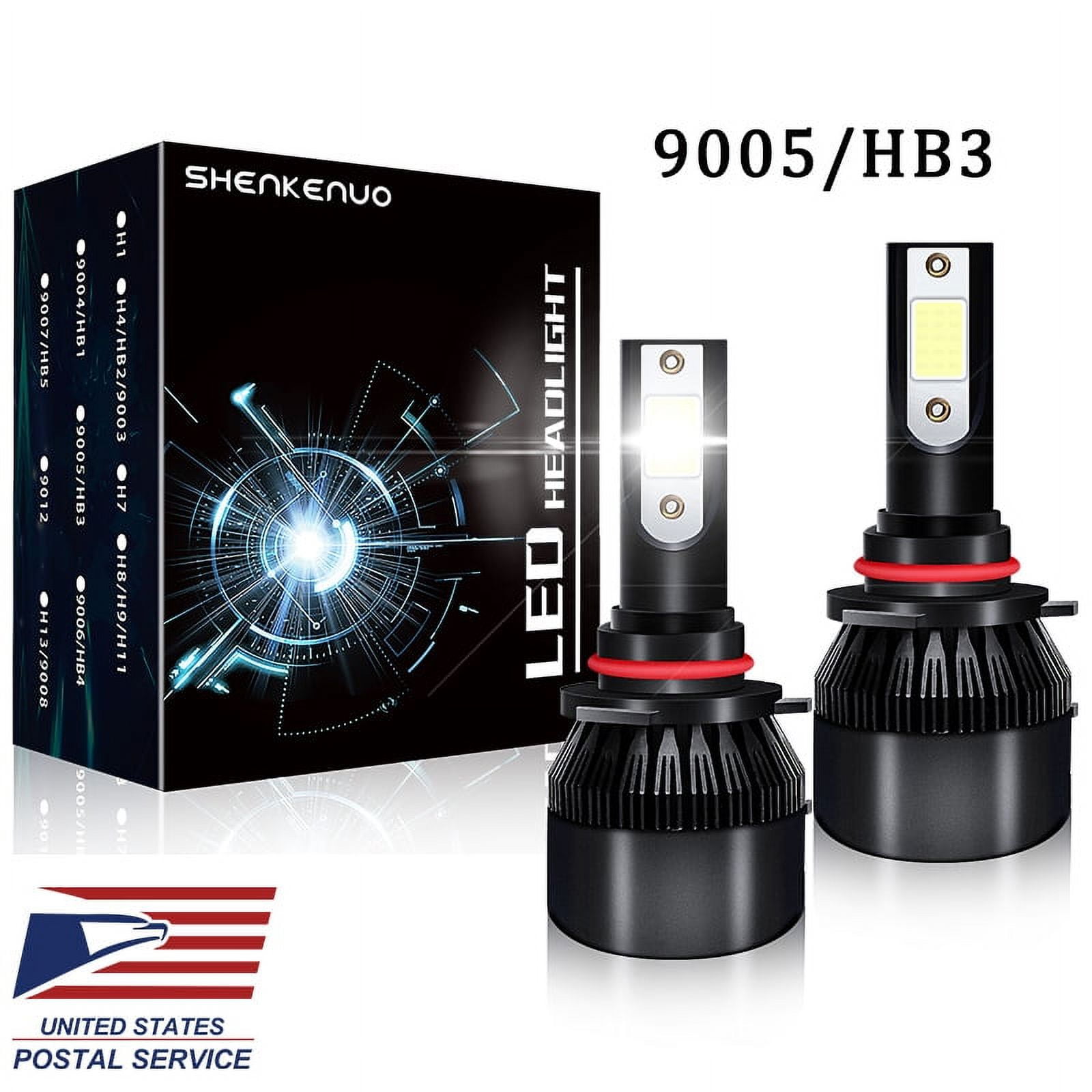9005 HB3 For Dodge Charger 2016-2019 LED Headlight Bulb High/Low Beam ...