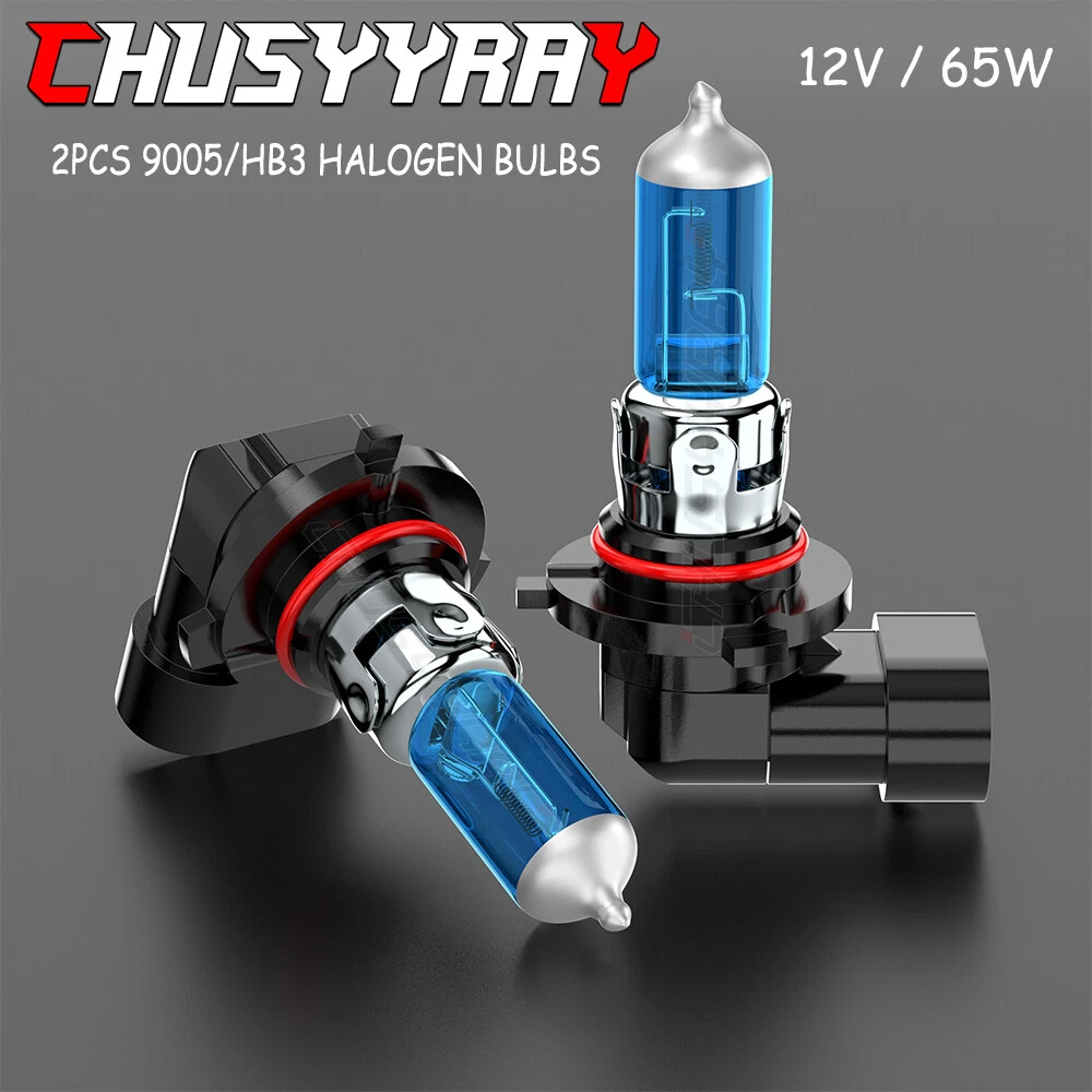 9005/HB3 Headlight Bulbs 6000K White - For Honda TRX 500FA Foreman ...