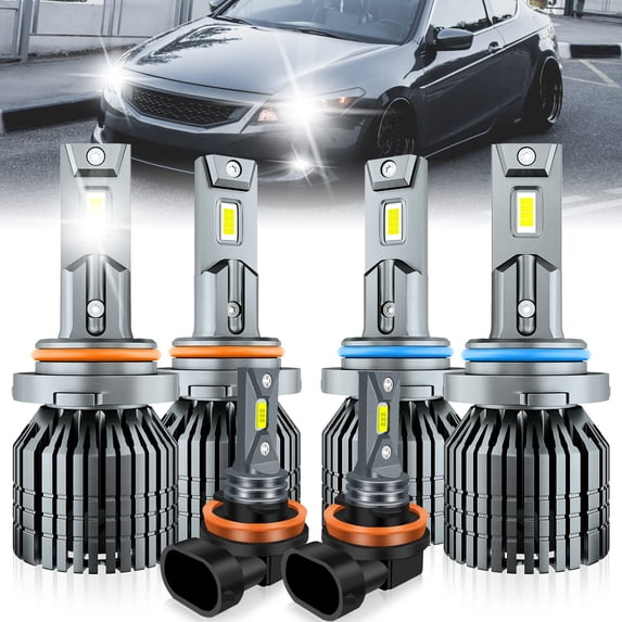 9005 HB3 LED Headlight Bulbs and 9006 HB4 LED headlight Bulbs Combo Kit ...