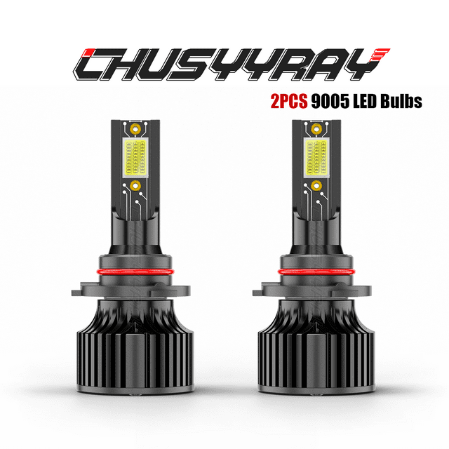 9005 HB3 LED Headlights High Beam Bulbs Extremely Bright White ...