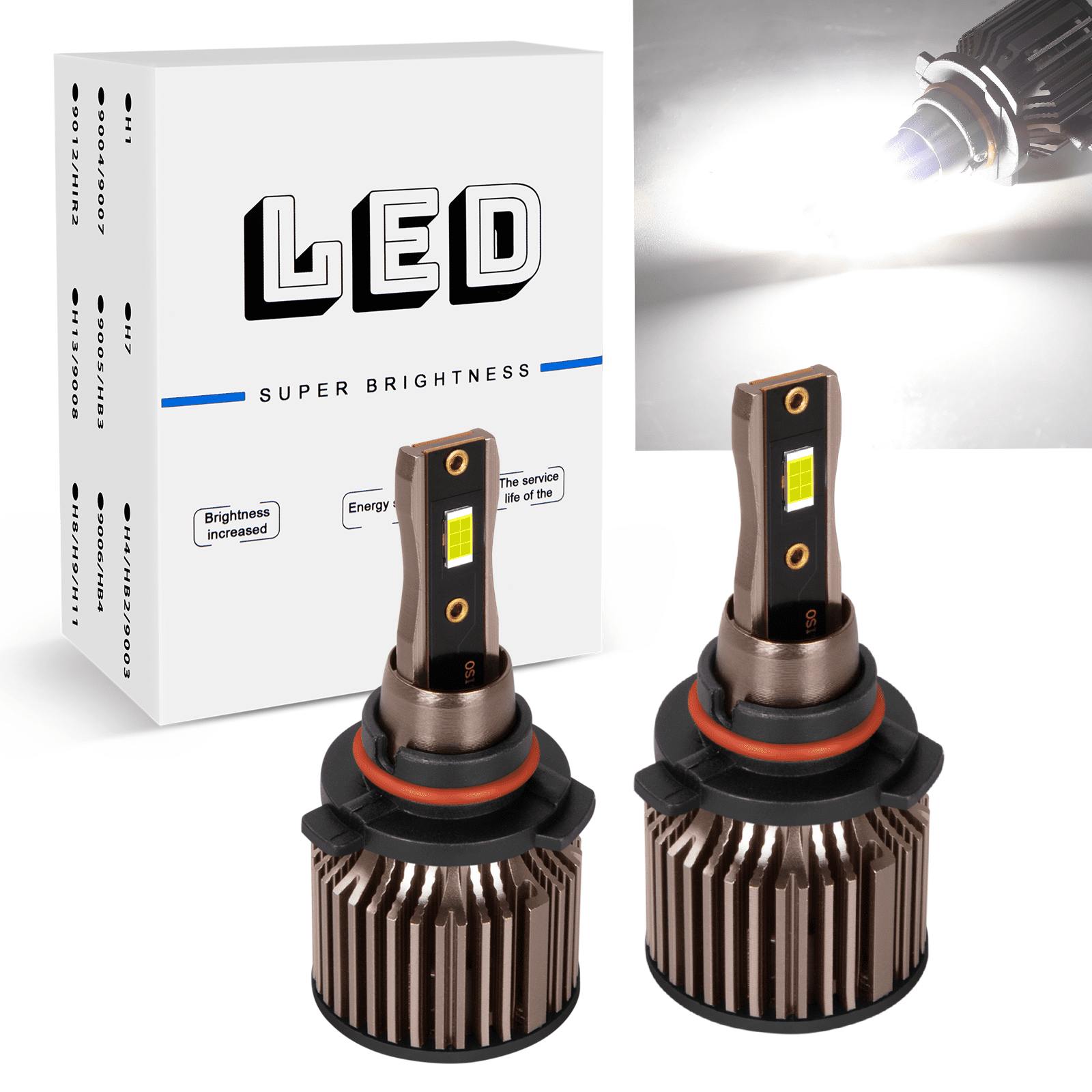 9005 High/Low Beam For Ford Explorer 2011-2015 LED Headlight Bulbs ...