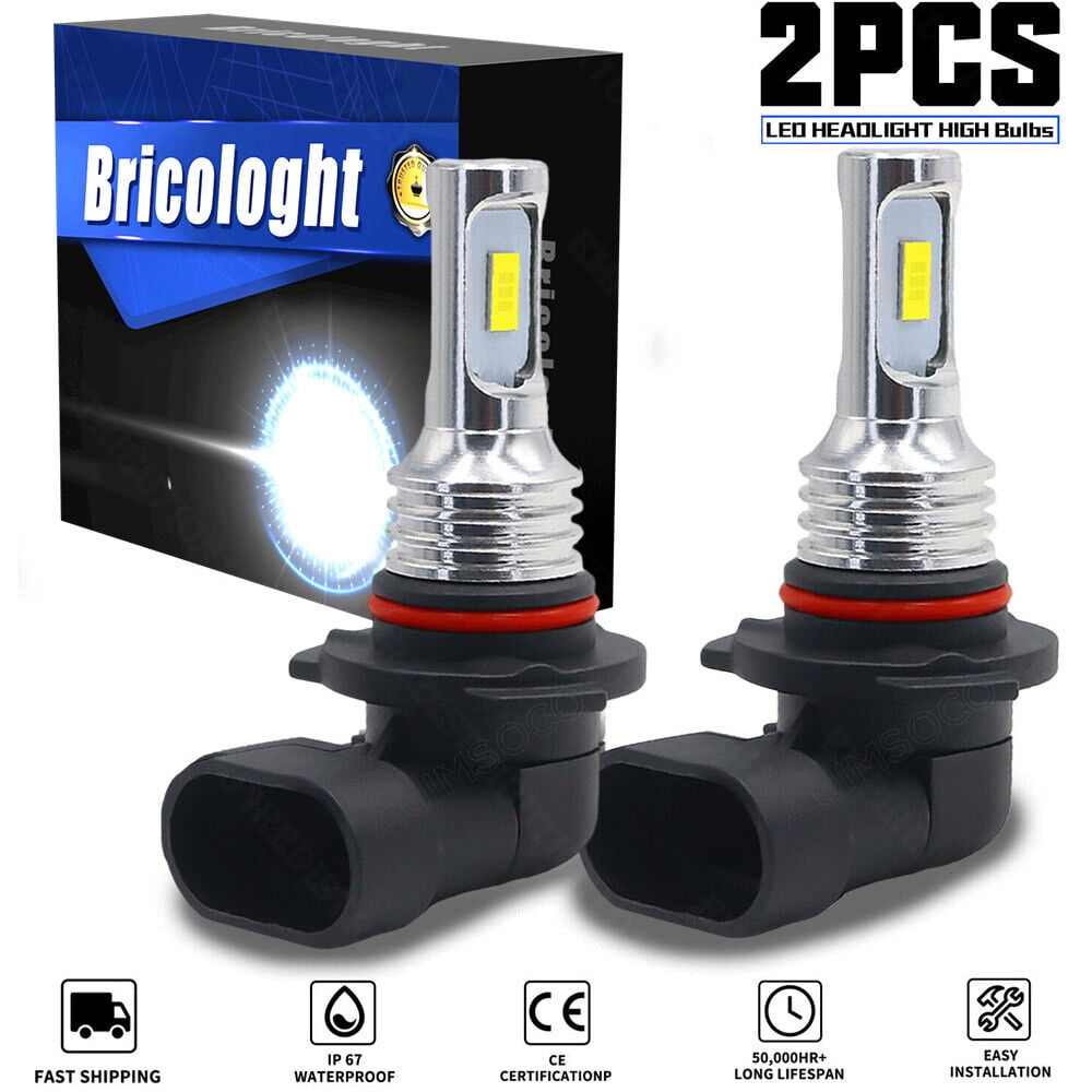 9005 LED Headlight Super Bright Bulbs Kit White 6500K 360000LM High ...