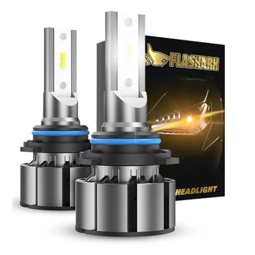 AUXITO 9004 HB1 LED Headlight Bulbs,12000LM 300% Brightness, 6500K Cool ...