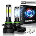 9006 LED Headlight Conversion Bulbs Kit 6000K White 2Pcs - for ...