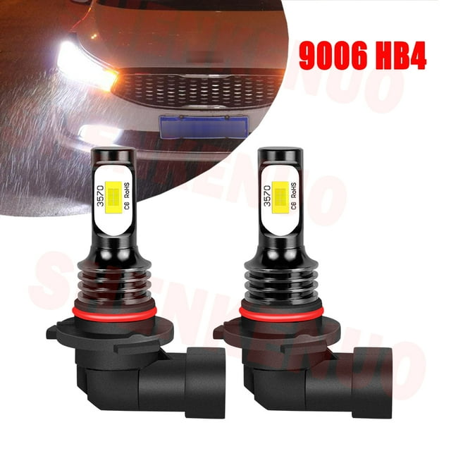 9006 LED Light Bulbs for Kia Rio 2012 2013 2014 2015 2016 2017 2018 ...