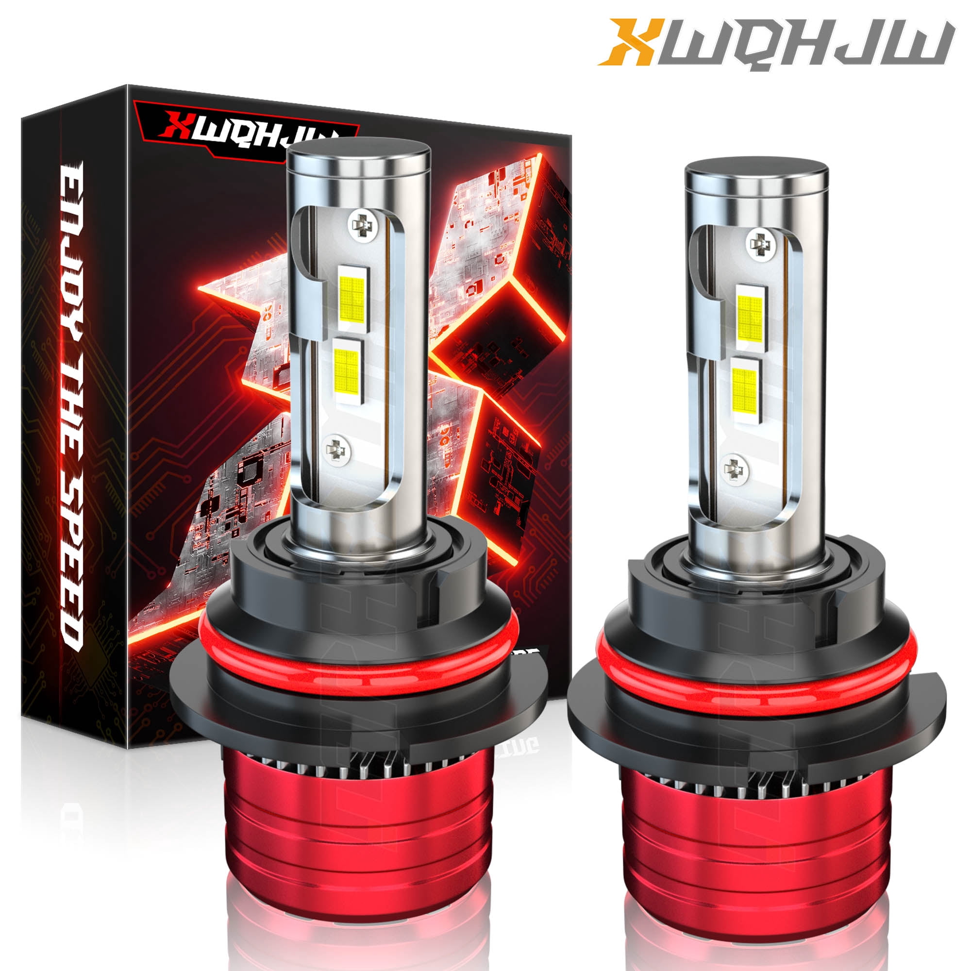 9007 9004 HB5 LED Headlight Bulbs Conversion Kit Hi/Lo Beam 6000K ...
