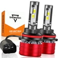 9007 HB5 LED Headlight Bulb Combo For Nissan Versa Note 2014-2019 High ...