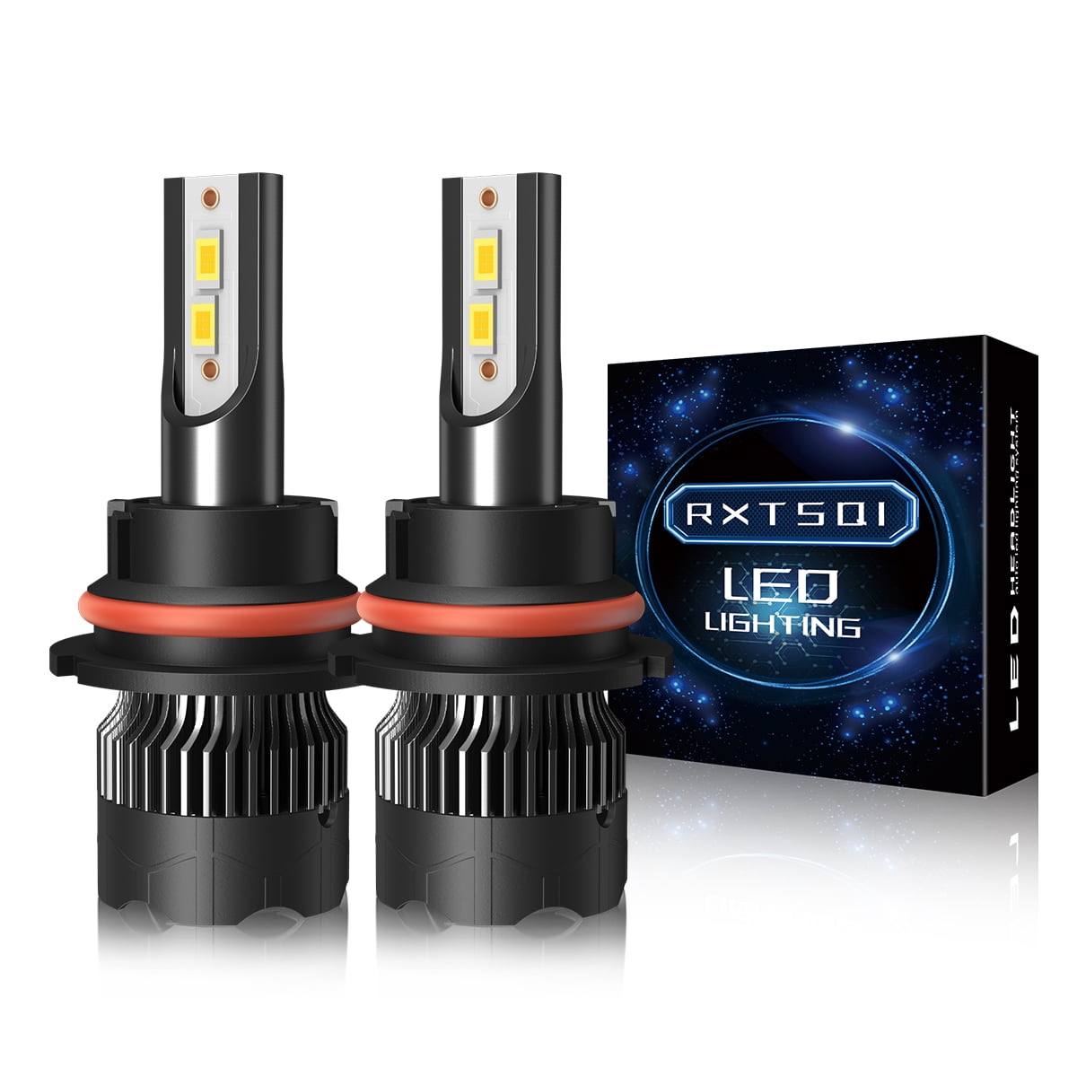 9007 HB5 LED Headlight Bulb High Low Beam Headlamp 6000K White 12V Car ...