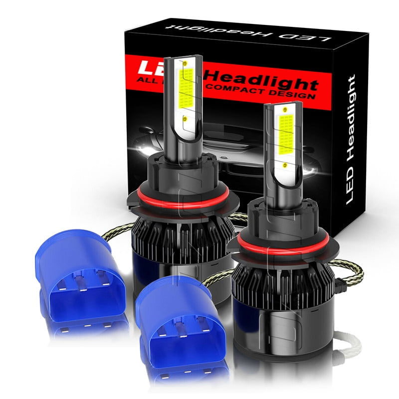 9007 HB5 LED Headlight Bulbs for 1992-2004 Ford F-150 High and Low Beam ...