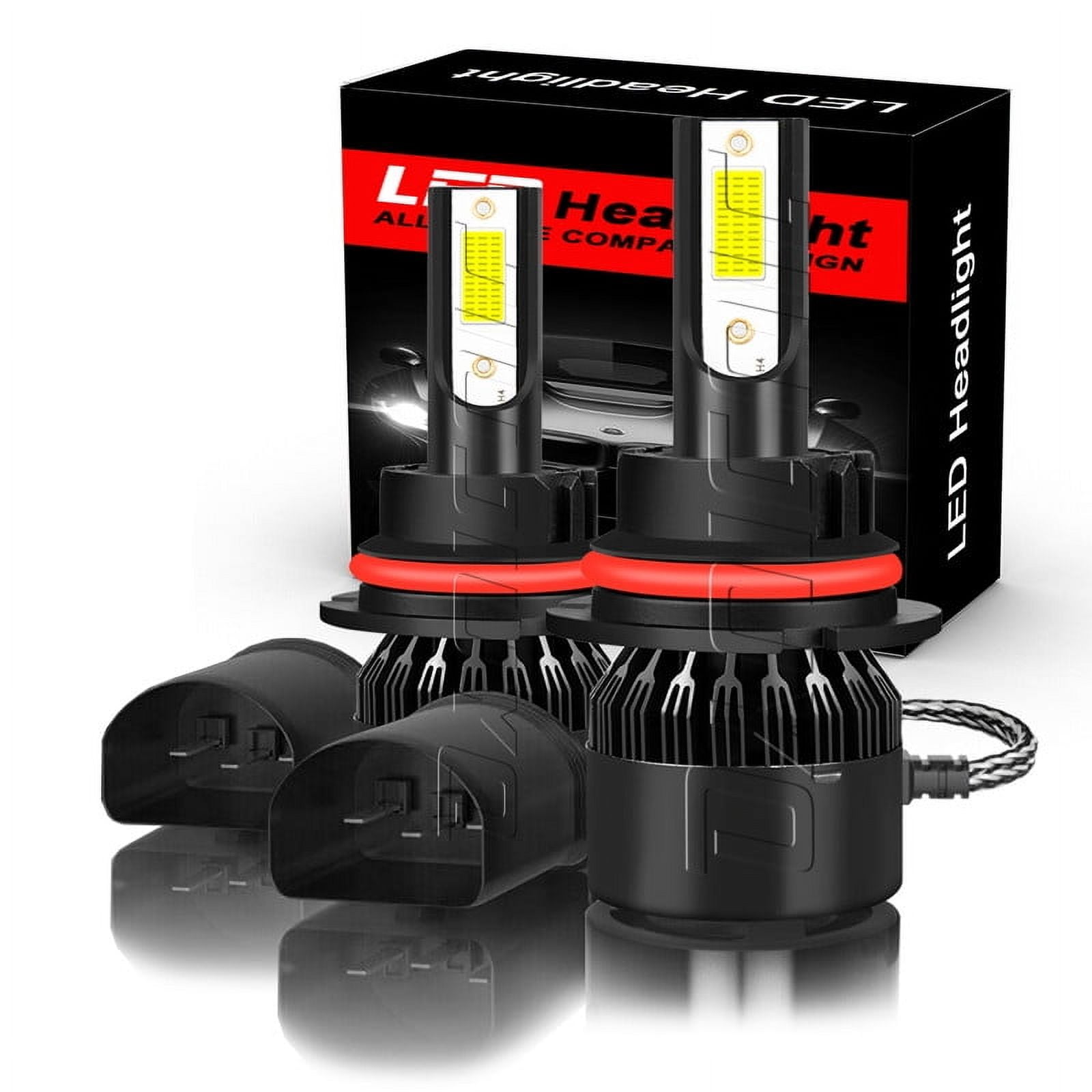 9007 HB5 LED Headlight Bulbs for 1995-2005 Dodge Neon High and Low Beam ...
