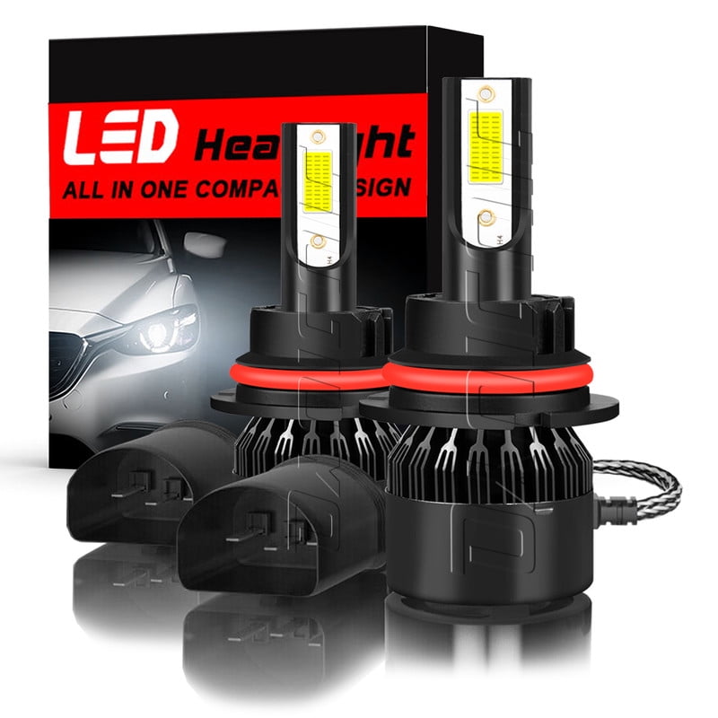9007 HB5 LED Headlight Bulbs for 2002-2005 Ford Thunderbird High and ...