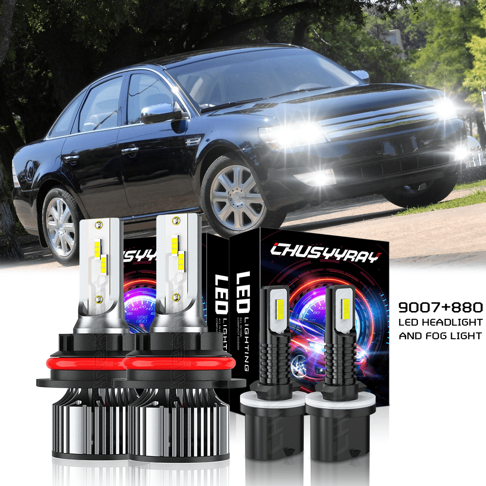 9007 HB5 LED Headlight High Low Beam 880 892 Fog Light 4X Bulbs 6000K ...