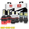 9007 LED Headlights High Low + 9145 Fog Light Bulb 3157 Turn Signal ...