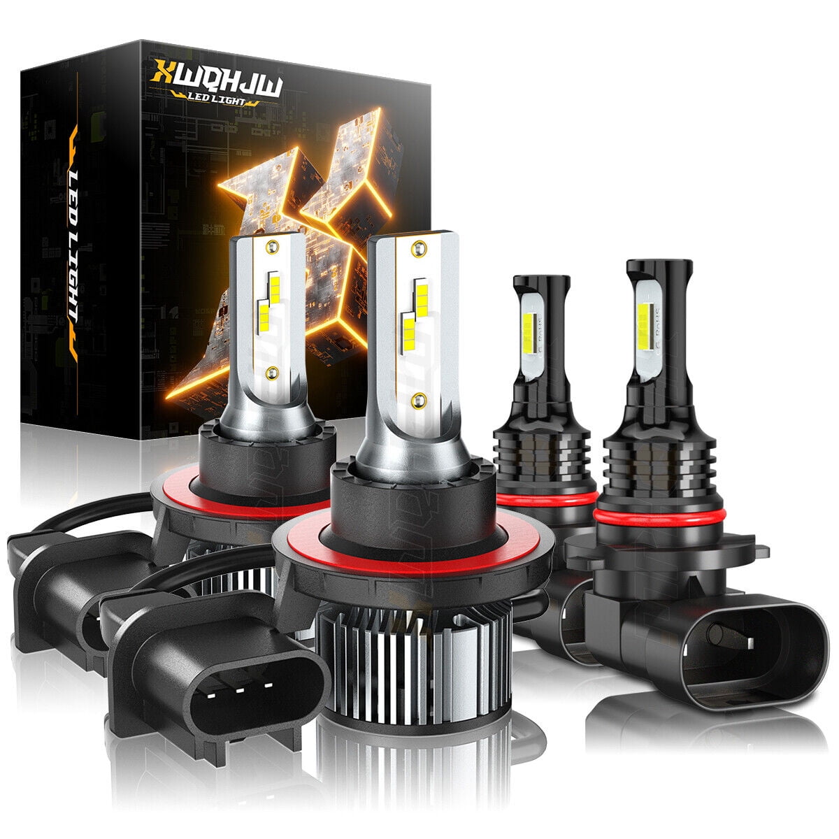 9008 9145 LED Headlight Fog Light Bulb Replace Kit For Mitsubishi ...