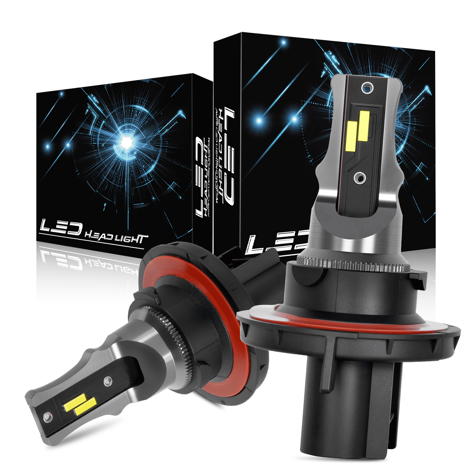 9008 H13 LED Headlight Bulb High Low Beam for Dodge Ram 1500 2500 3500 ...