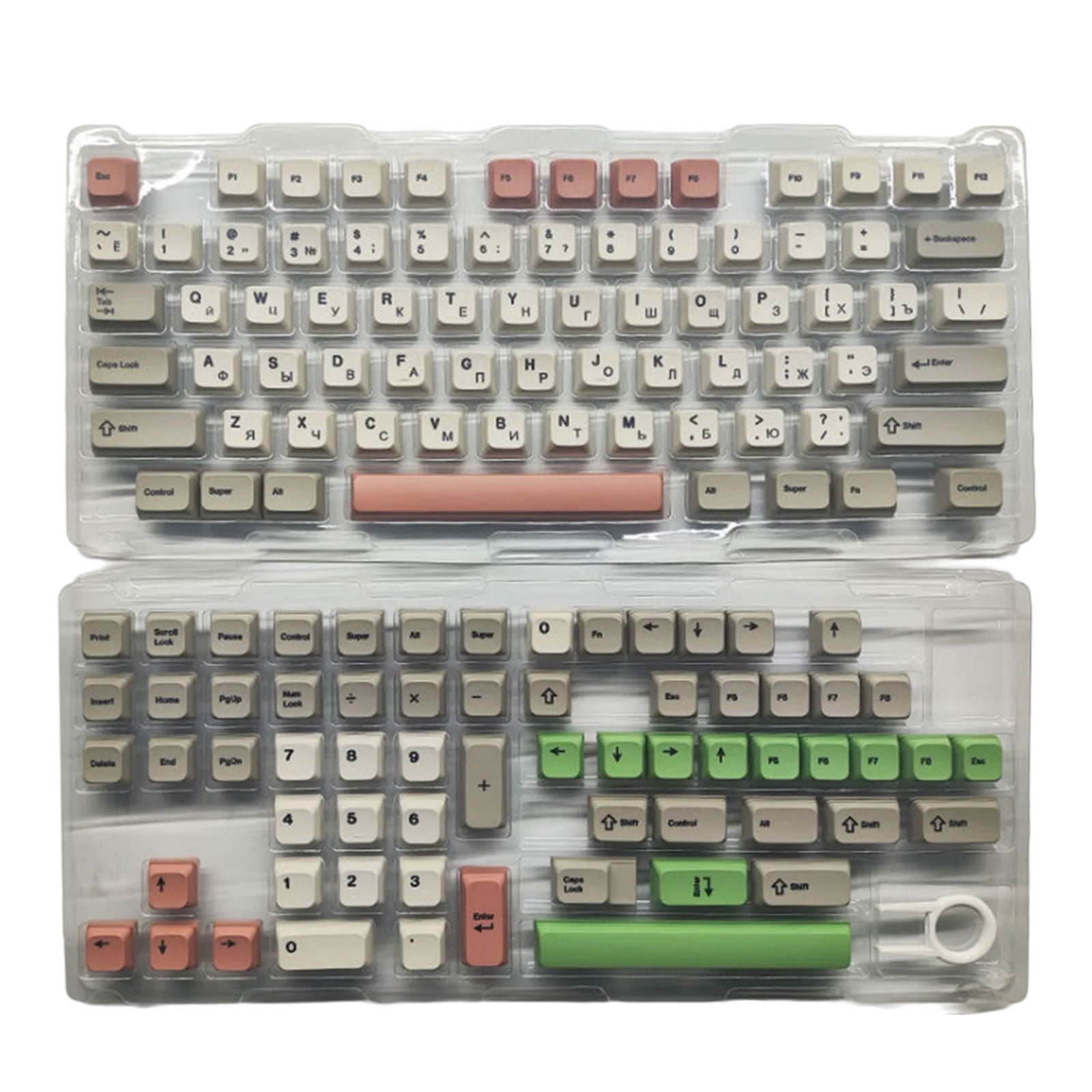 9009 Retro Theme Keycaps Full Set 138Key XDA Height PBTs Dye ...