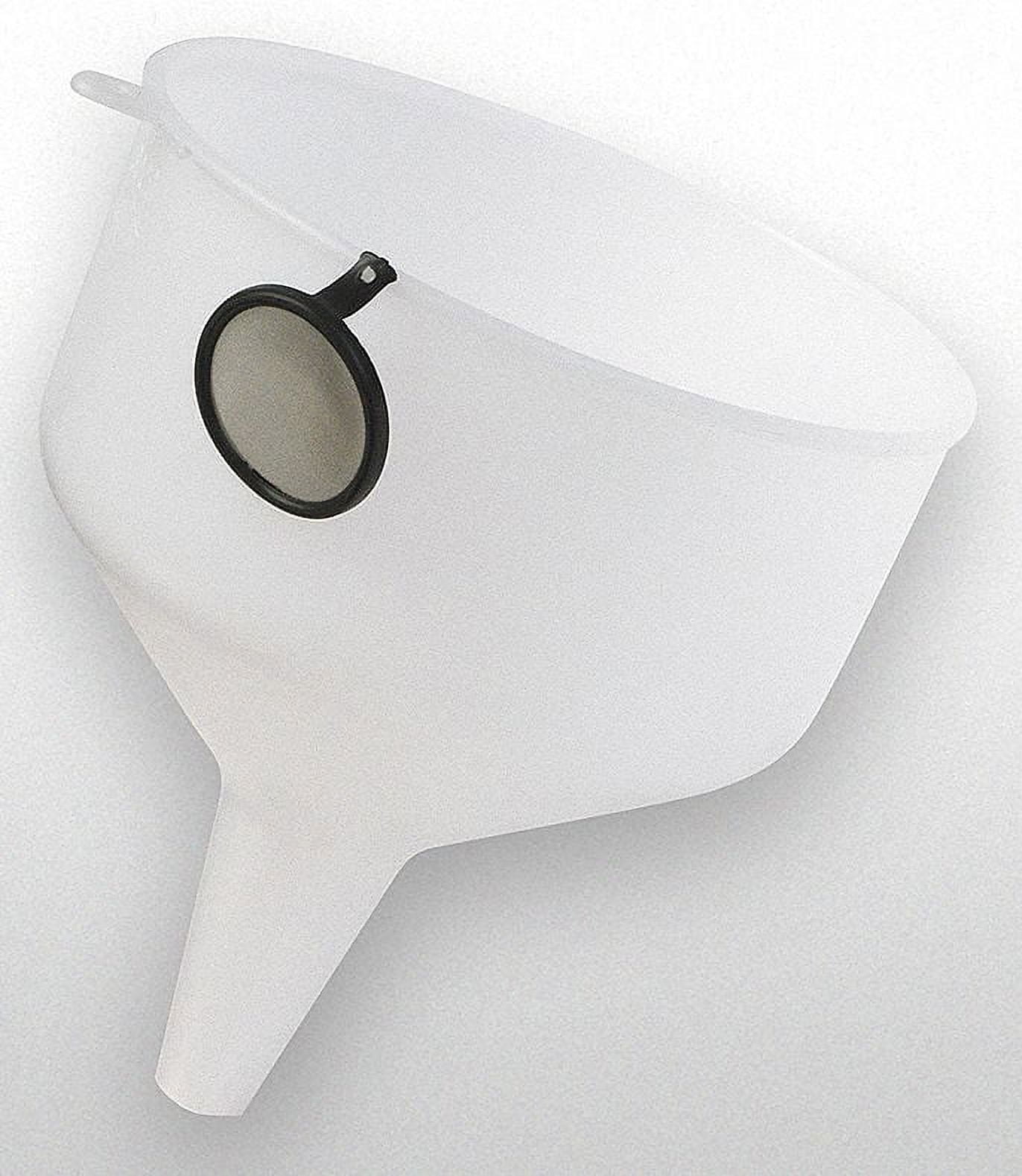 90090 Funnel King White Polyethylene Side Fill Funnel - 144 oz ...