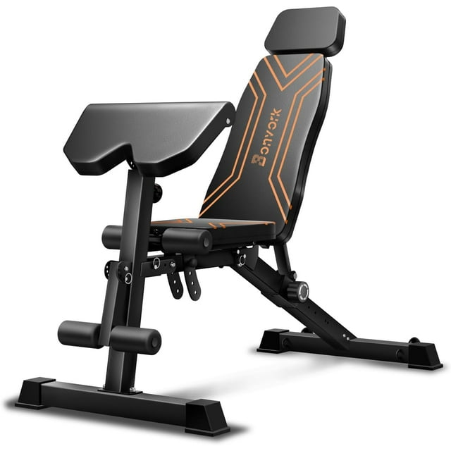 900LBS Adjustable Weight Bench, Multi-Functional Workout Bench Press ...