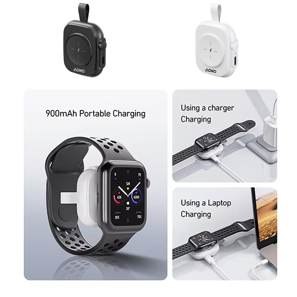 900Mah Power Bank Portable Fast Wireless Watch Charger - Walmart.com