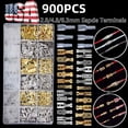 900PCS Spade Electrical Wire Connectors Male Female Crimp Terminal 2.8 ...