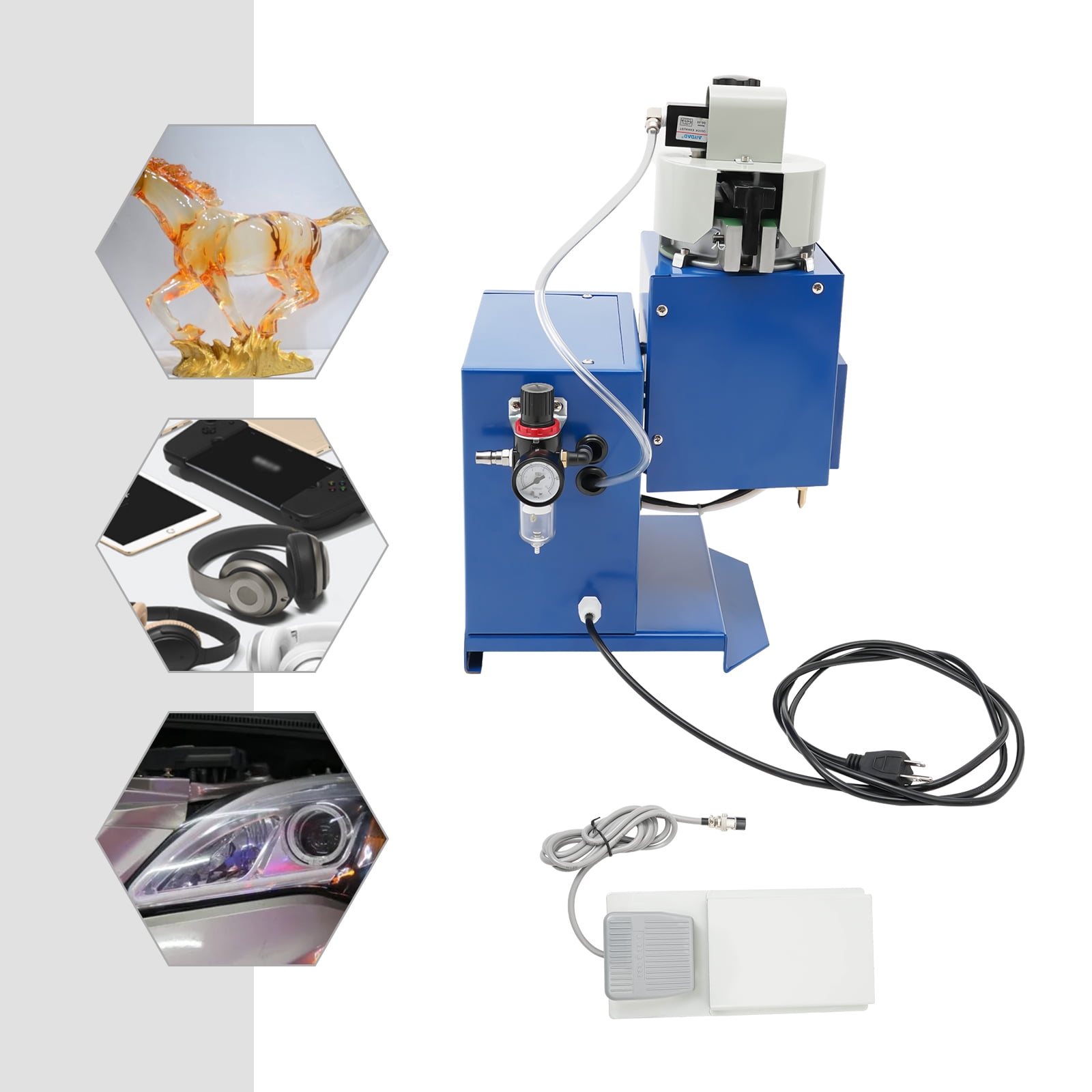 900W 0-300°C Adhesive Dispenser Equipment Hot Melt Glue Tool 110V 3KG ...