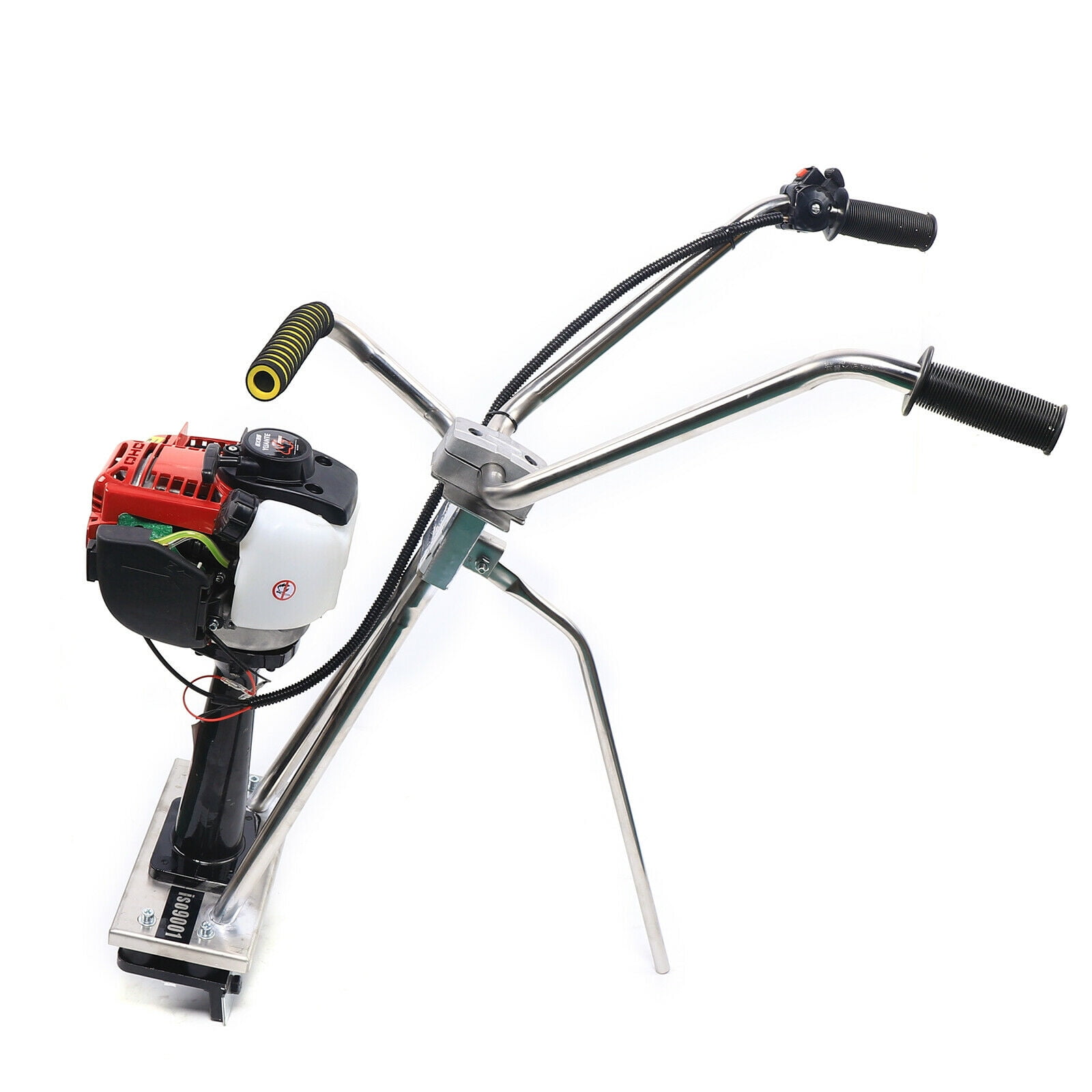 900W Gas Concrete Wet Screed Power Screed Cement 35.8CC 4 Stroke 1-5m ...