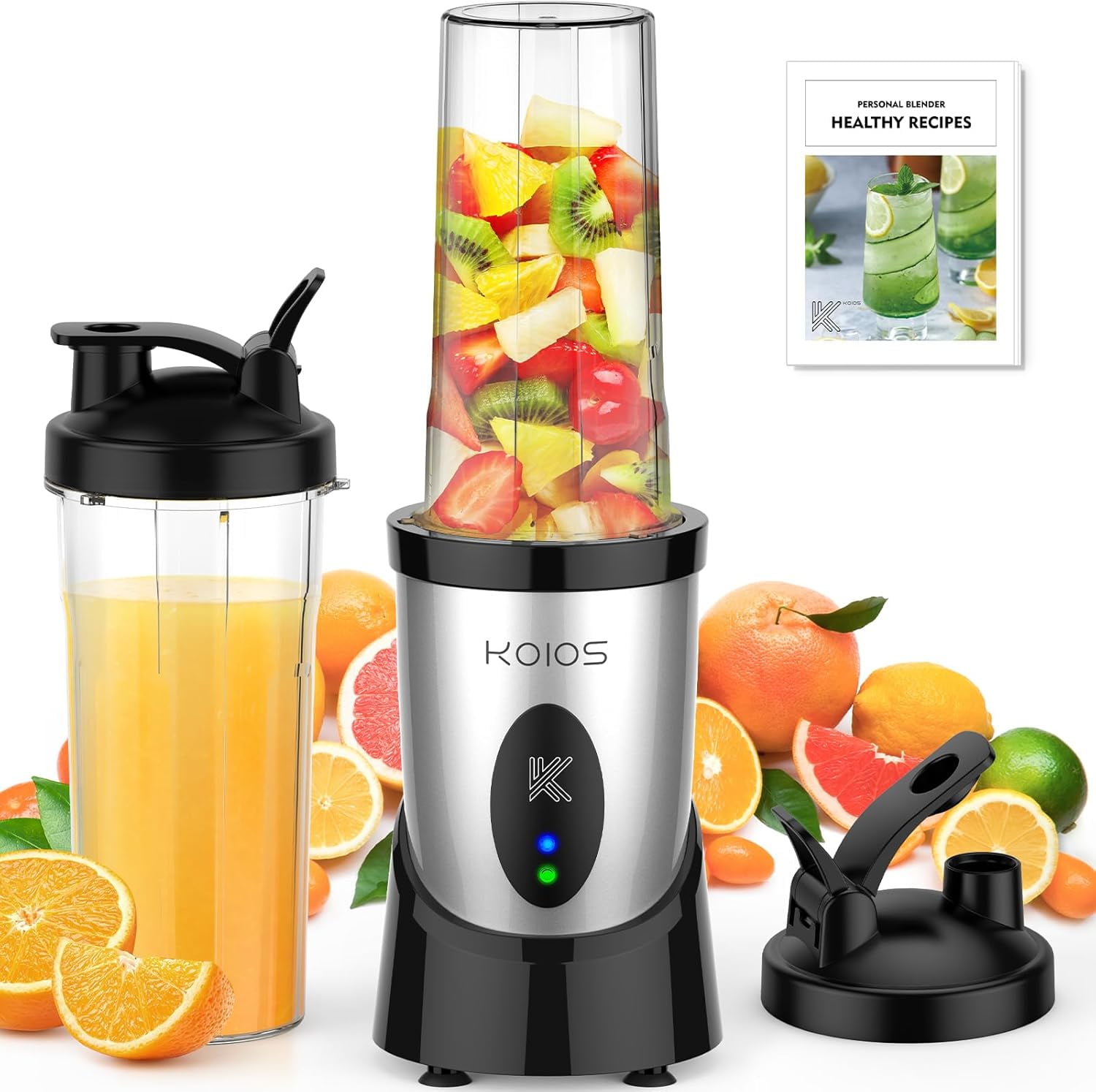 900W Personal Blender for Shakes and Smoothies for Kitchen with 2 No ...