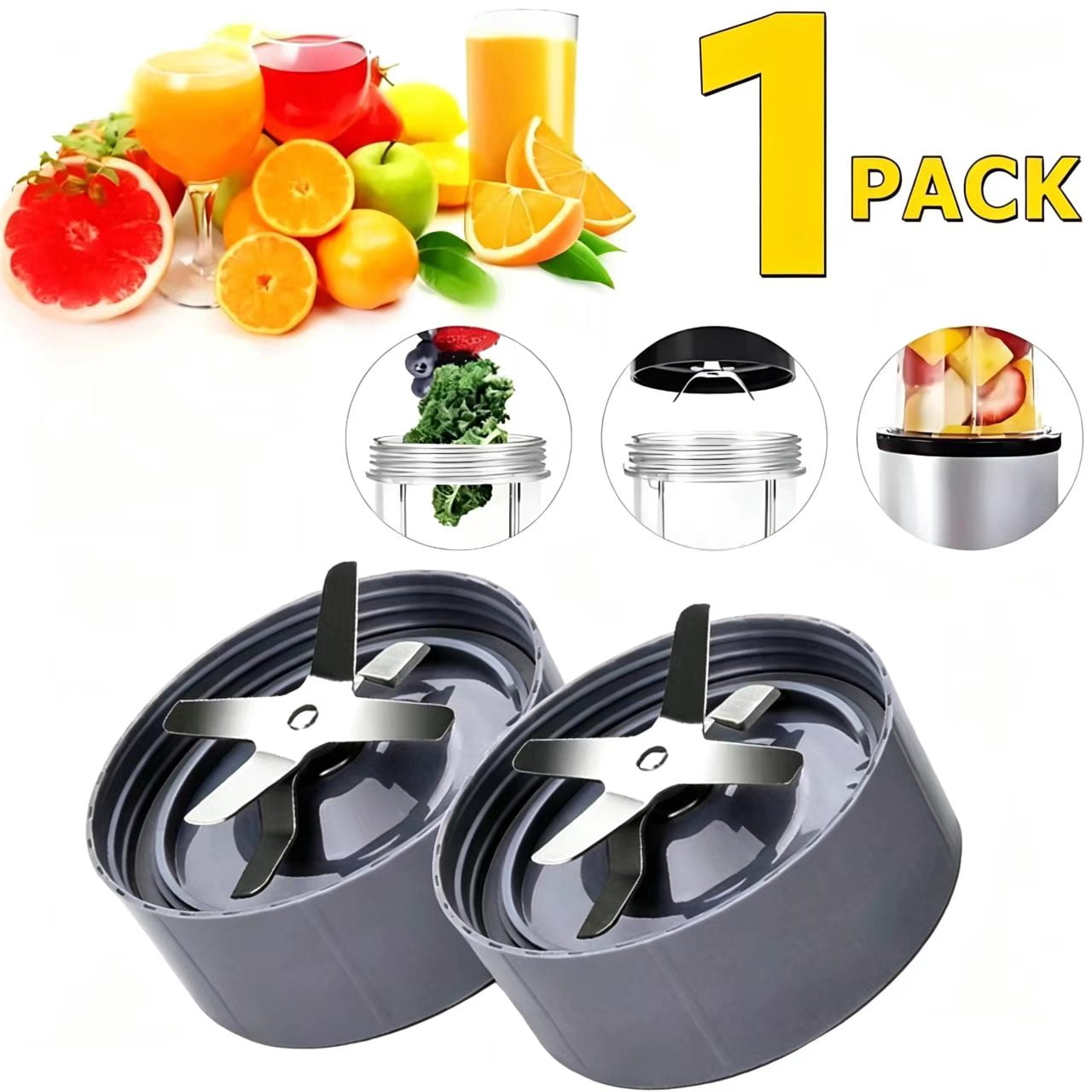 900W Stainless Steel Blender Blade, Replacement Extractor Blade, Base ...