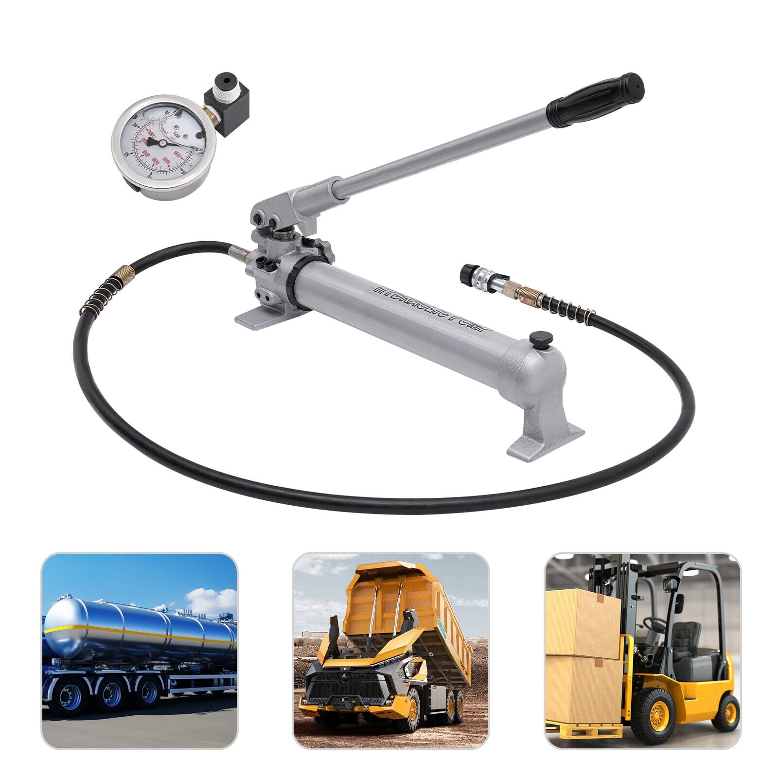 900cc/54.92cu in Manual Hydraulic Hand Pump Hydraulic Hand Pump with ...