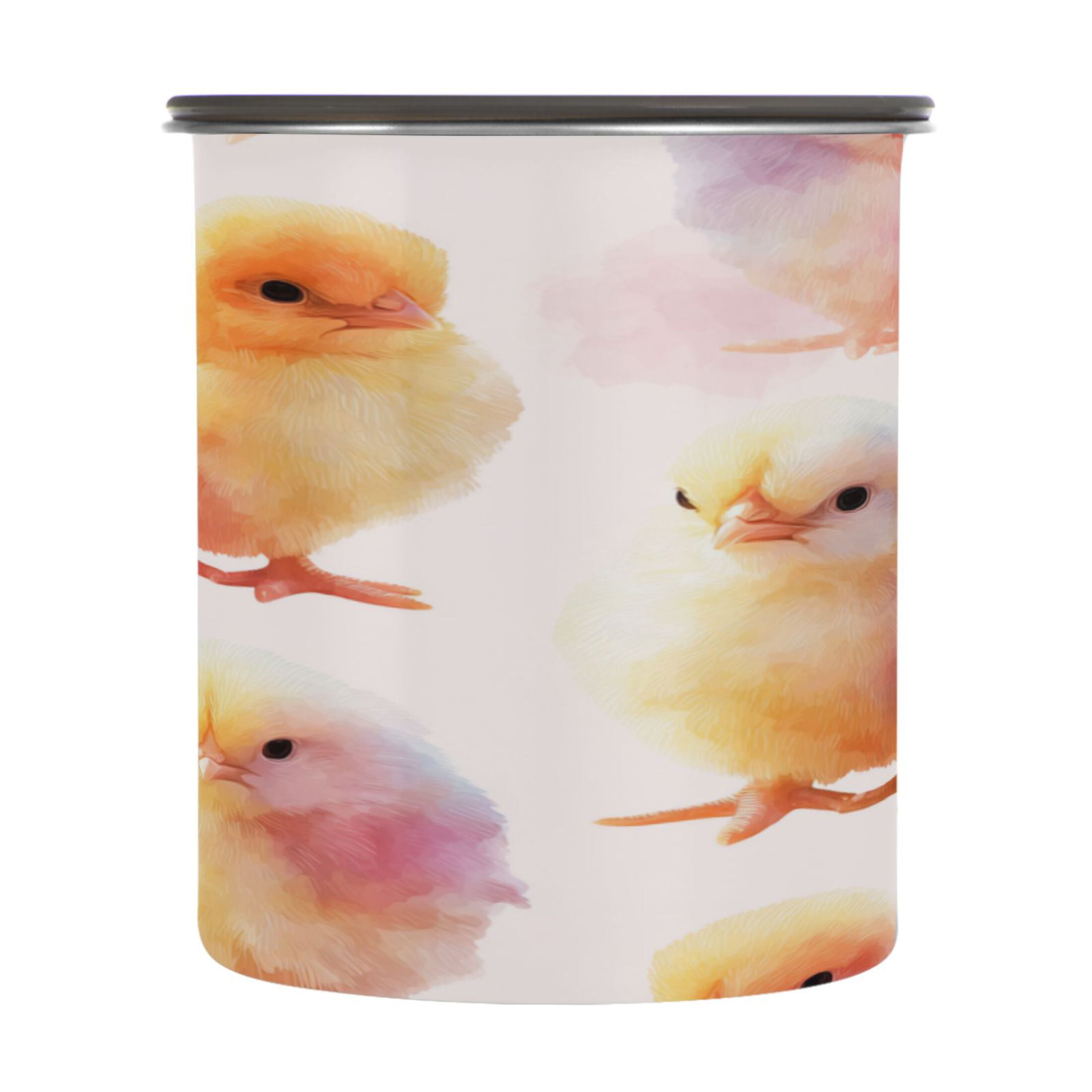 900ml Stainless Steel Food Storage Containers Cute Baby Chicks Airtight ...