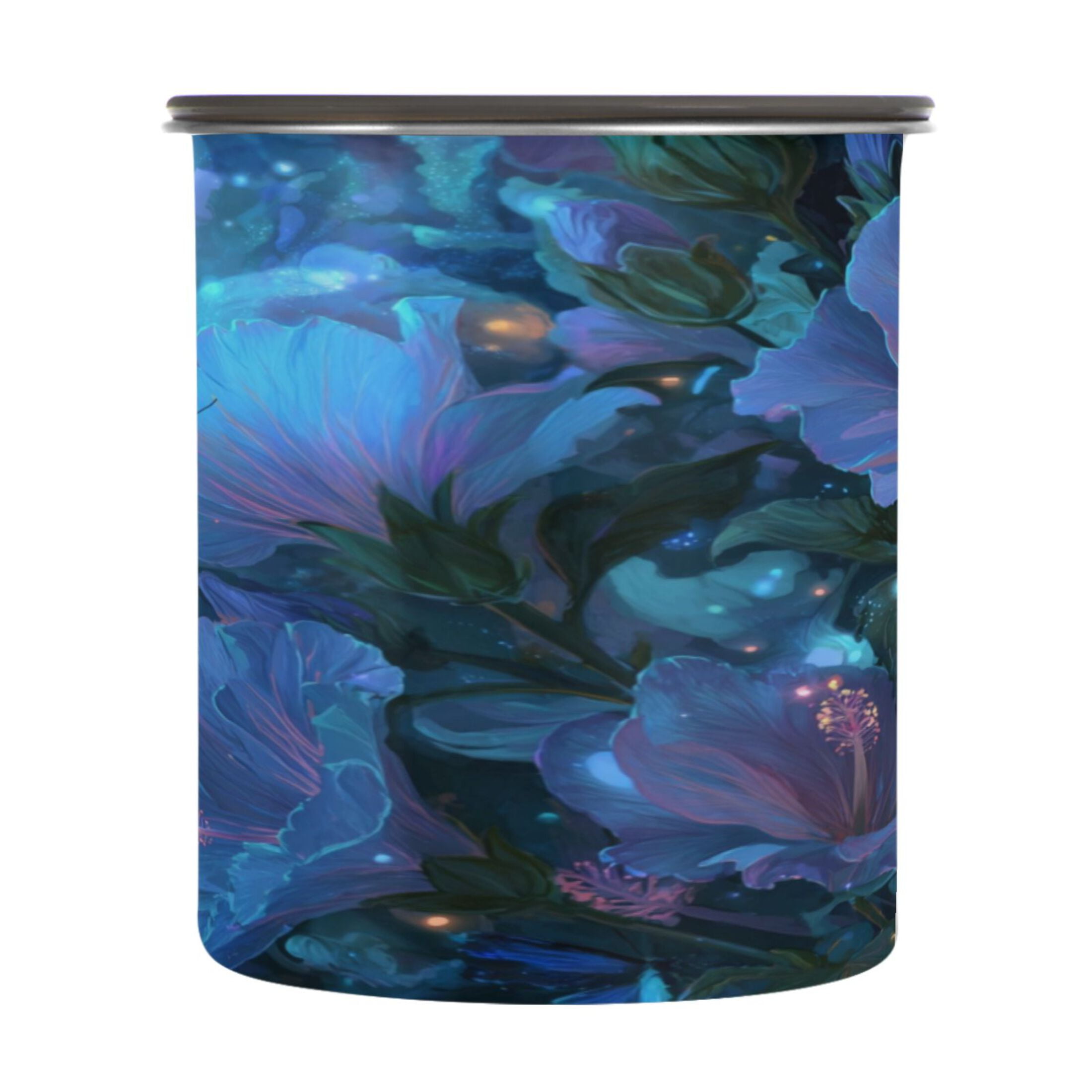 900ml Stainless Steel Food Storage Containers Fantasy Luminous Flowers ...