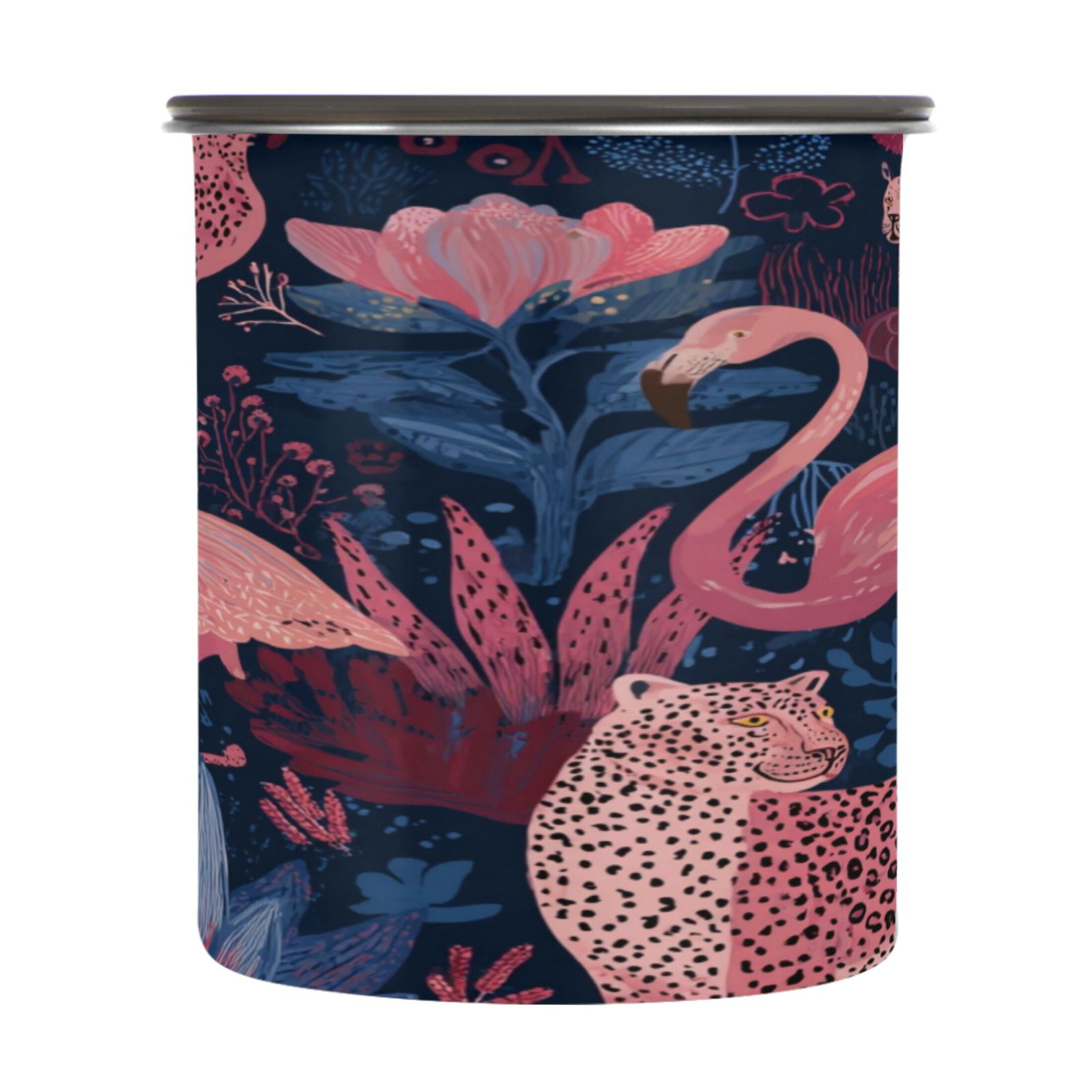900ml Stainless Steel Food Storage Containers Flamingos and Leopard ...
