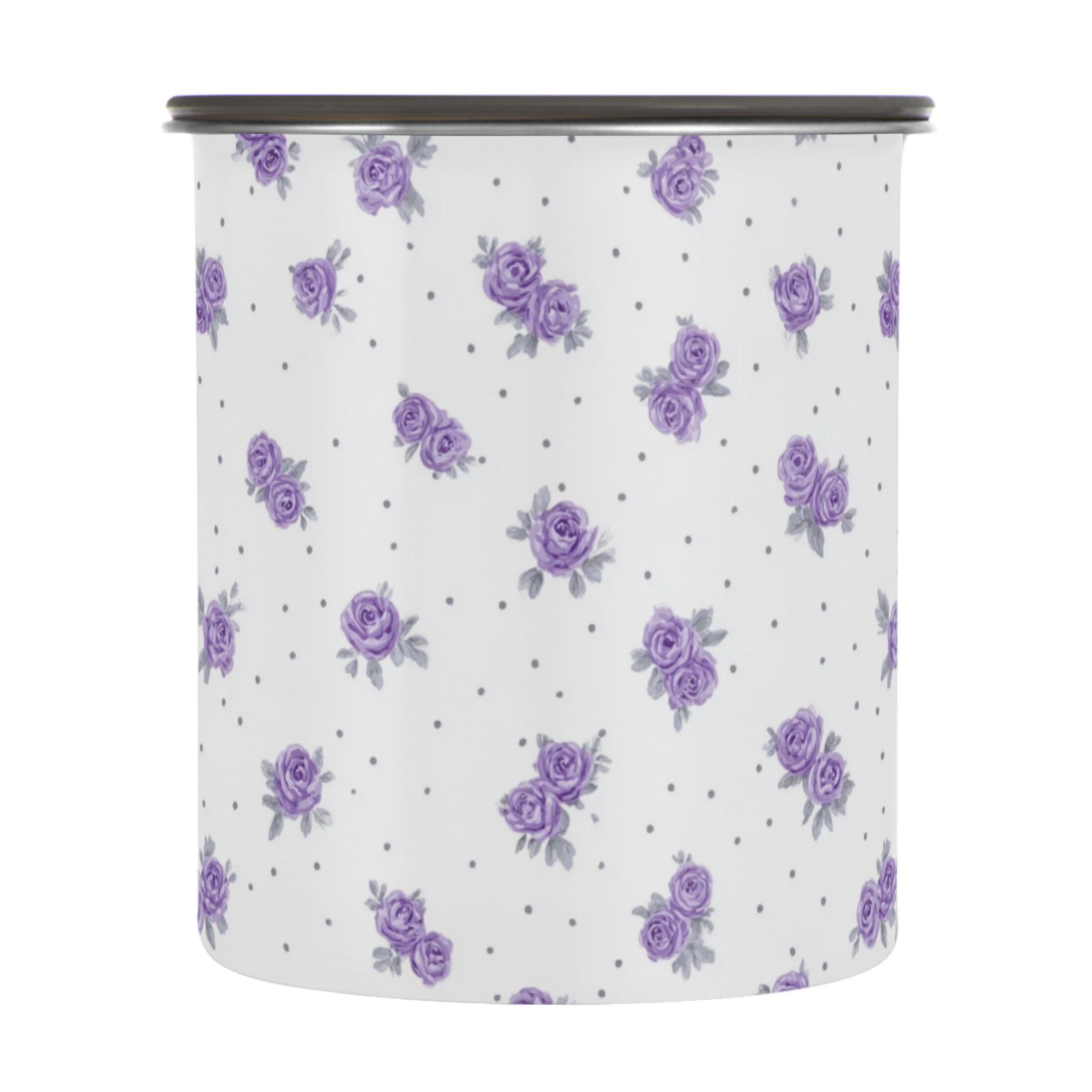 900ml Stainless Steel Food Storage Containers Lavender Roses Pattern ...