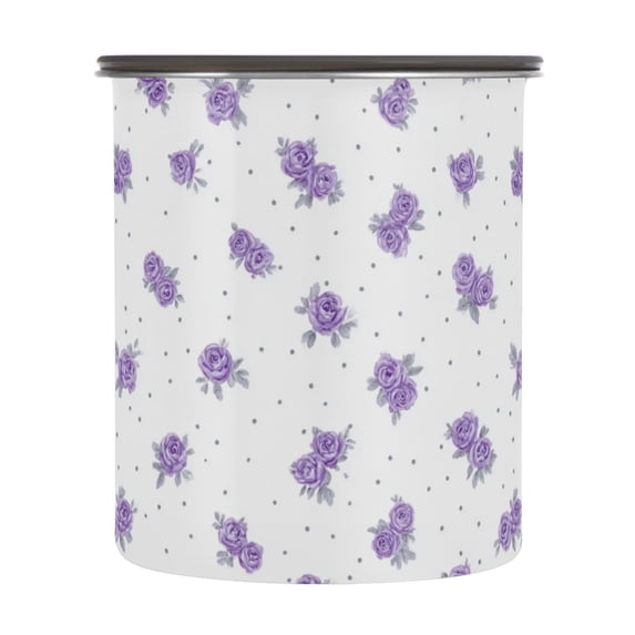 900ml Stainless Steel Food Storage Containers Lavender Roses Pattern ...