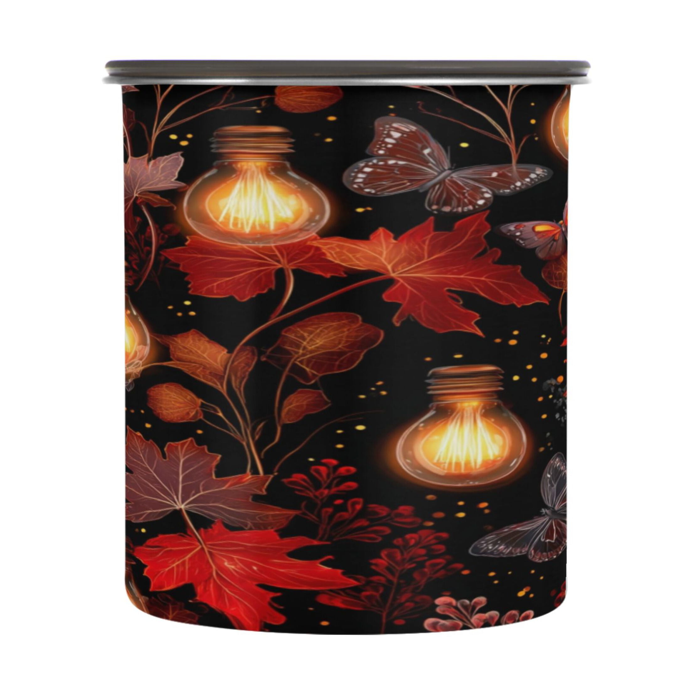 900ml Stainless Steel Food Storage Containers Light Bulbs and Maple ...