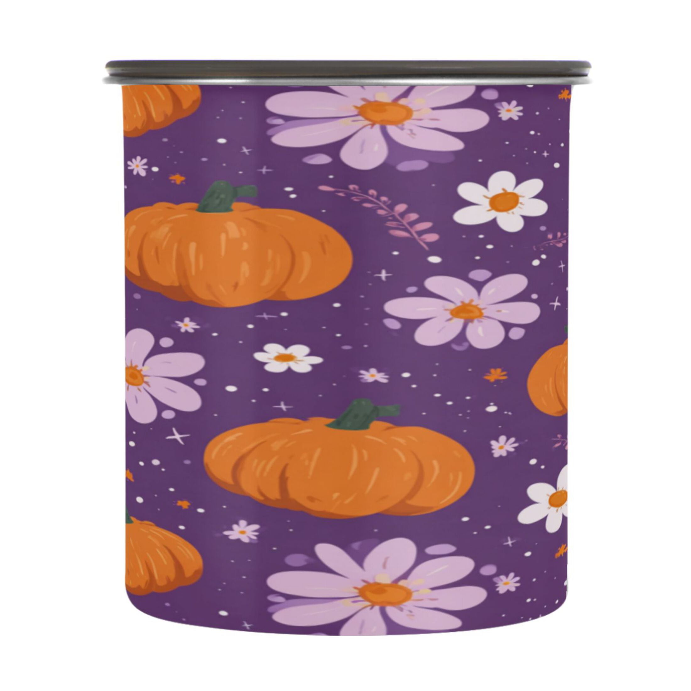 900ml Stainless Steel Food Storage Containers Orange Pumpkins and ...