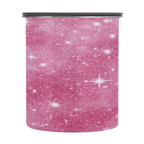 900ml Stainless Steel Food Storage Containers Pink Glitter Background ...
