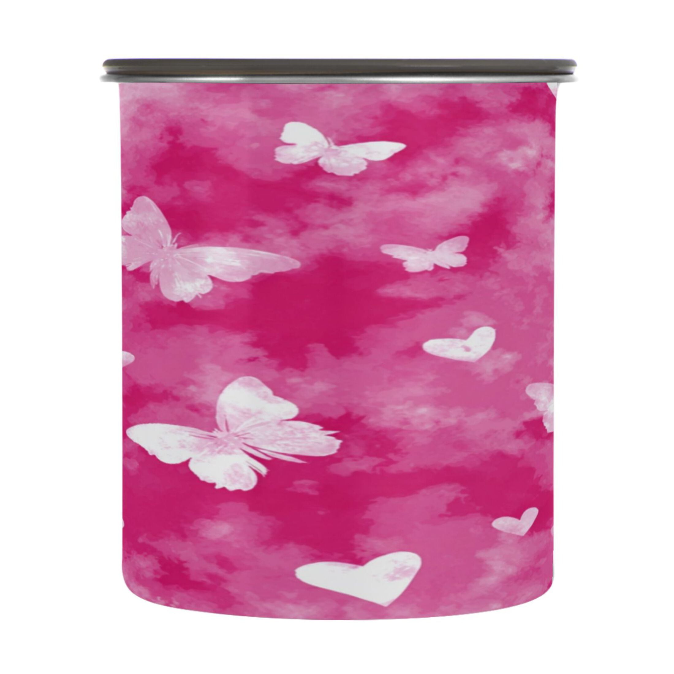 900ml Stainless Steel Food Storage Containers Pink Tie-dye with ...