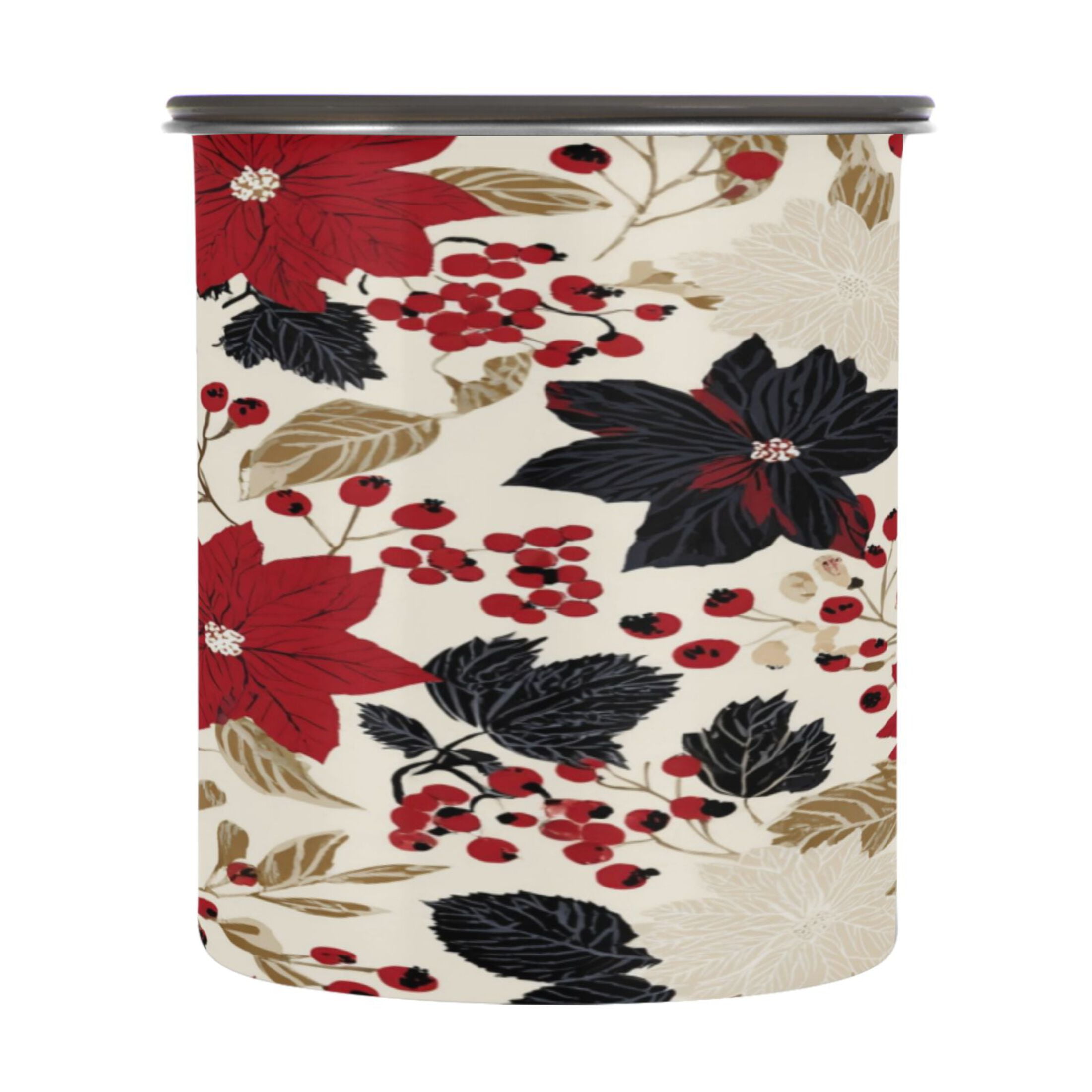 900ml Stainless Steel Food Storage Containers Red and Blacks Holly ...